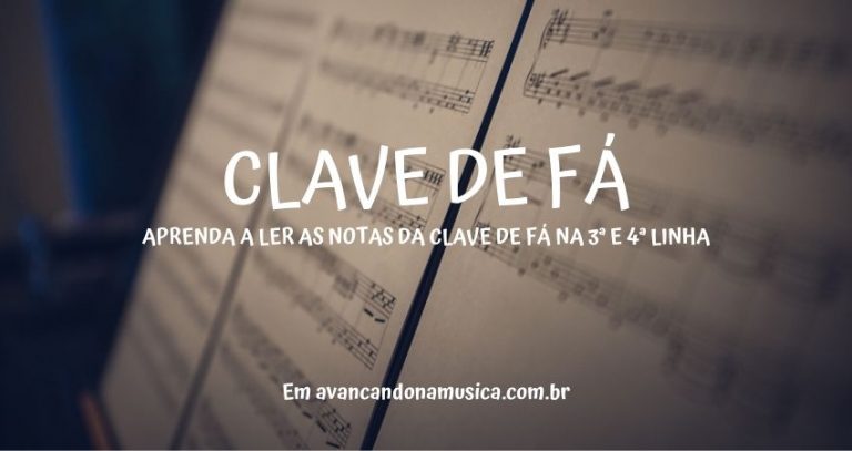 Clave de Fá na Partitura: Como Aprender a Ler as Notas